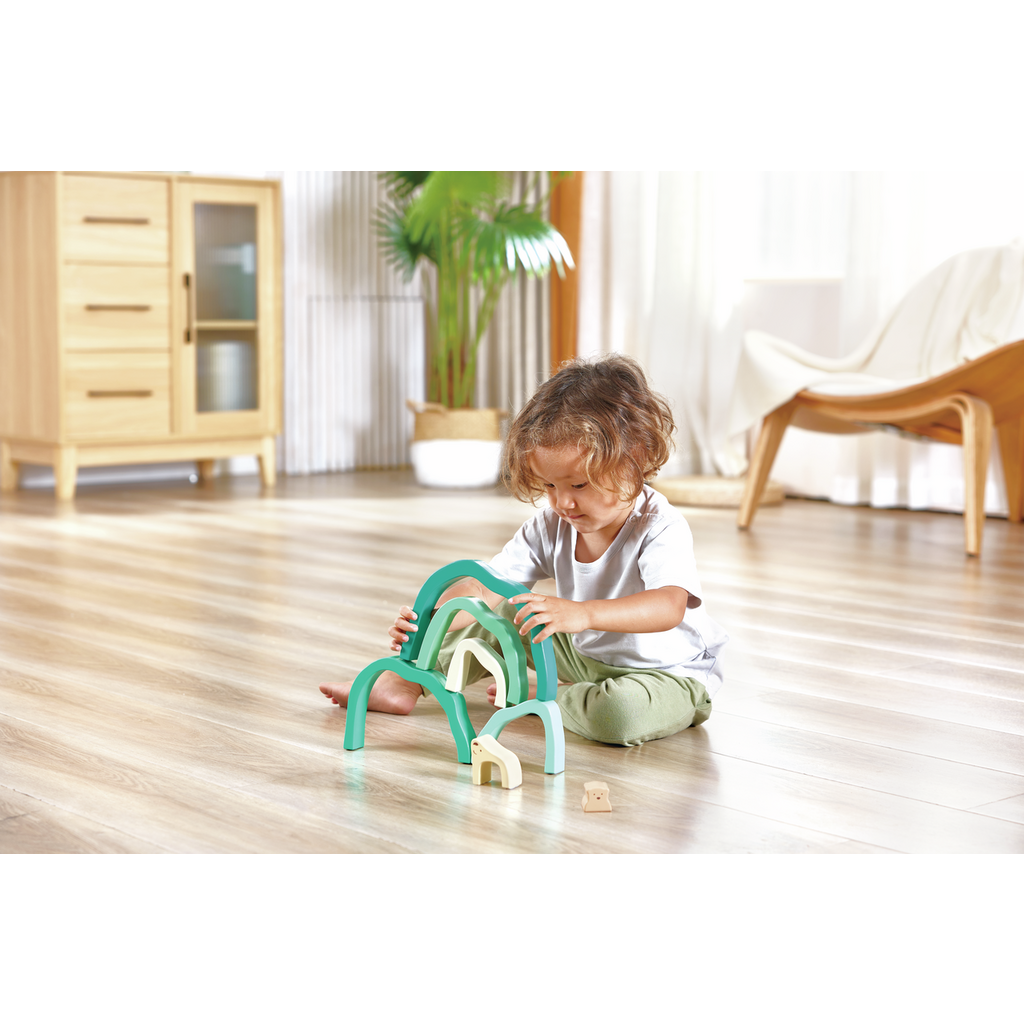 Arctic Polar Bear Stacking Blocks | E0490