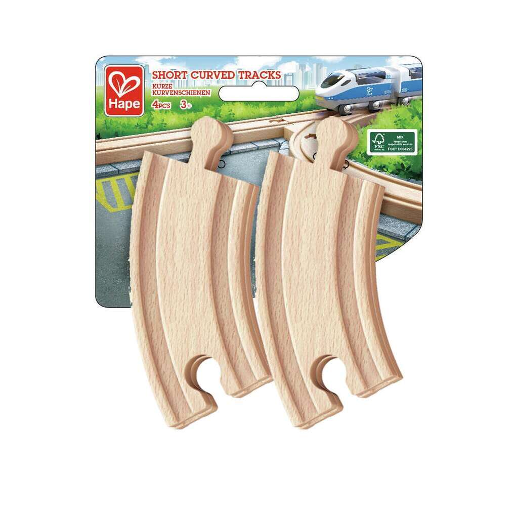 4pcs Short Curved Tracks | E3776