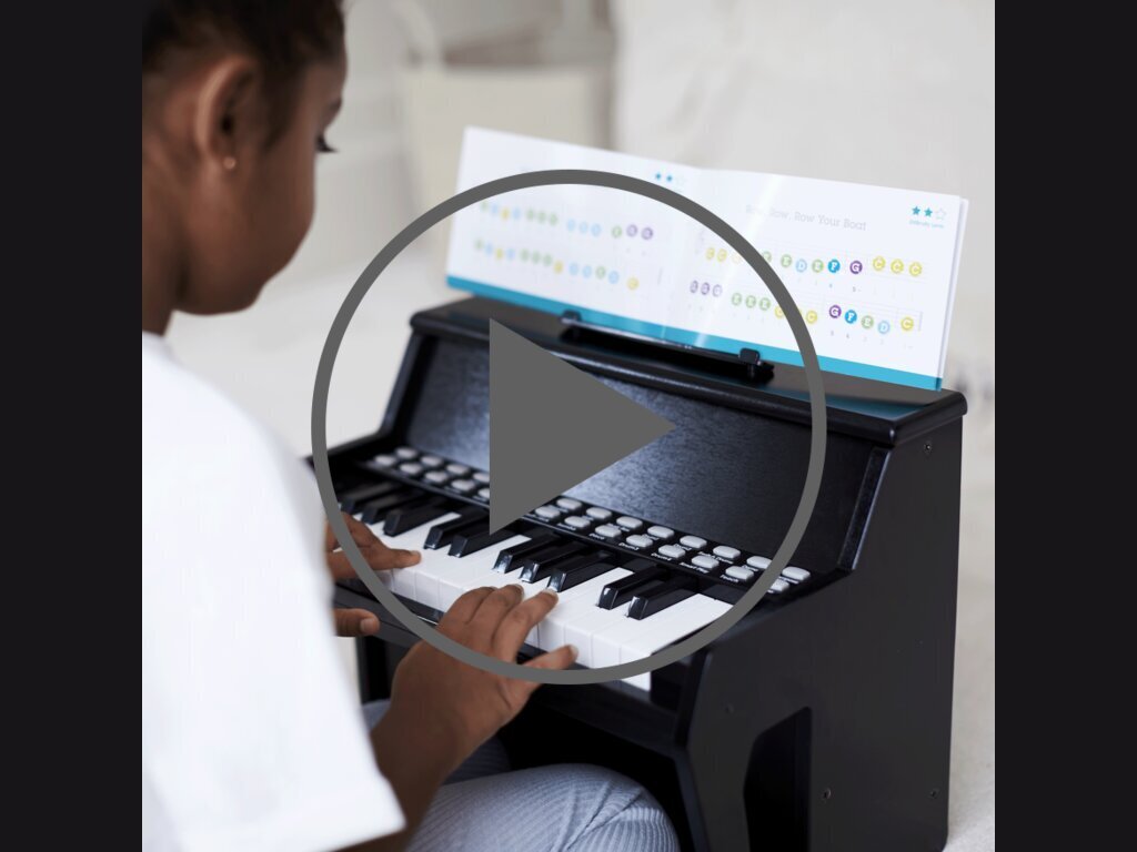 Learn with Lights Piano, Black | E0627